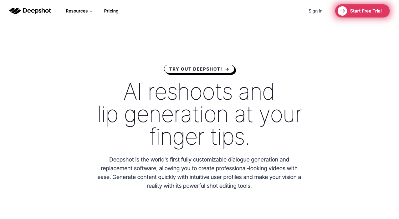Deepshot AI avis - Caractéristiques, prix, avantages et inconvénients